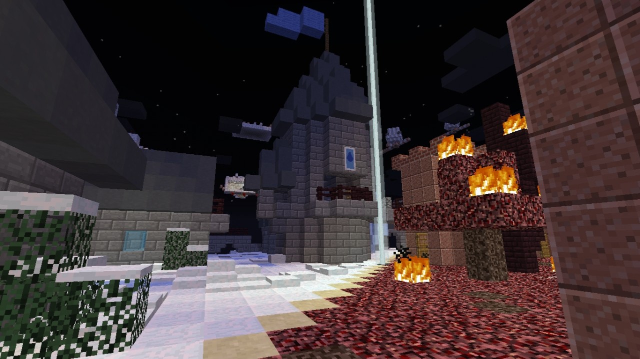 Fire Vs. Ice Minecraft Map