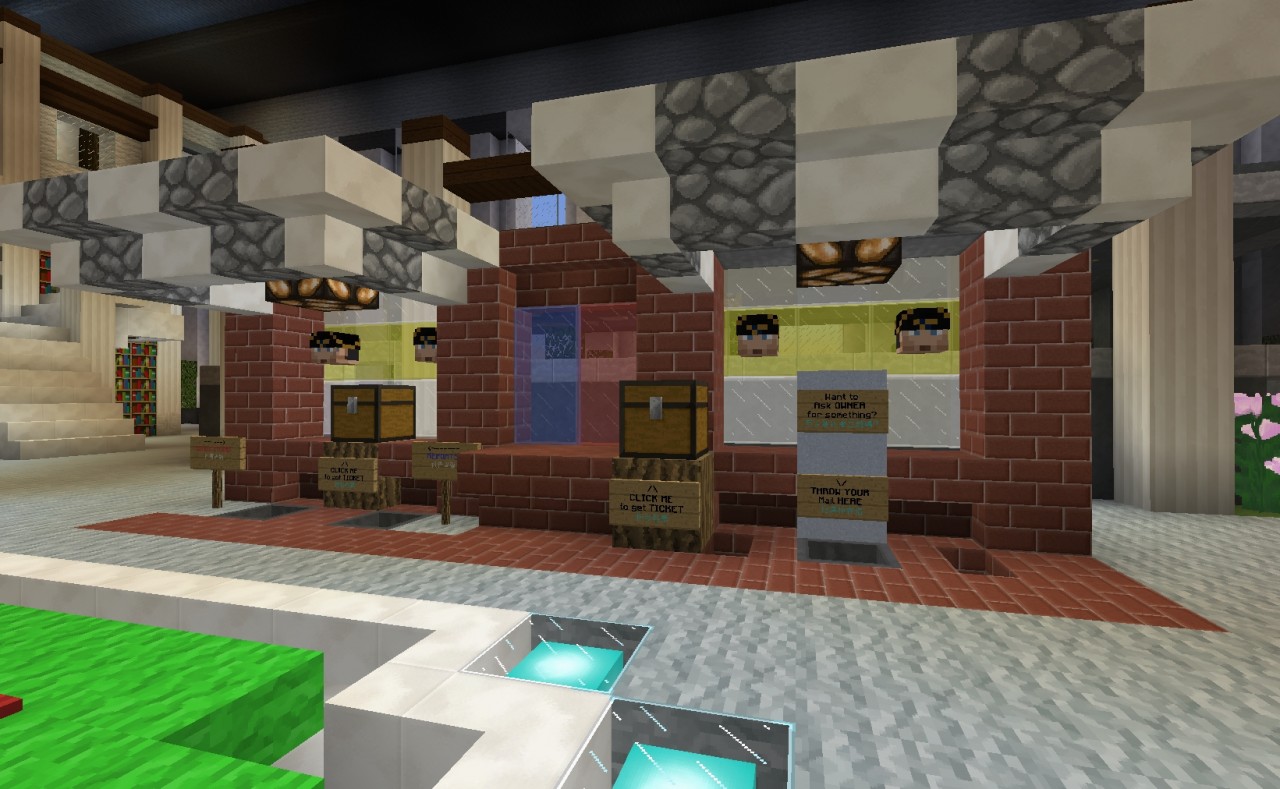 HKPHCraft Spawn Interior Design Minecraft Map