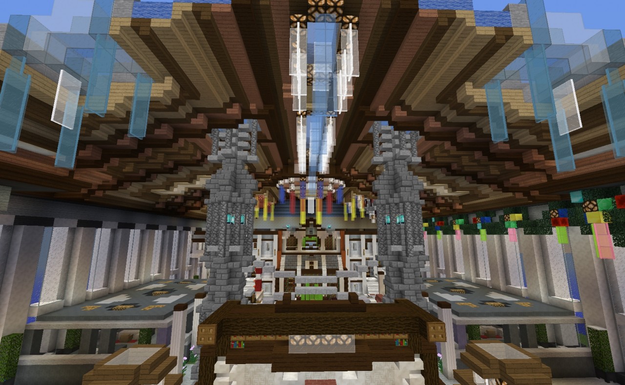 HKPHCraft Spawn Interior Design Minecraft Map