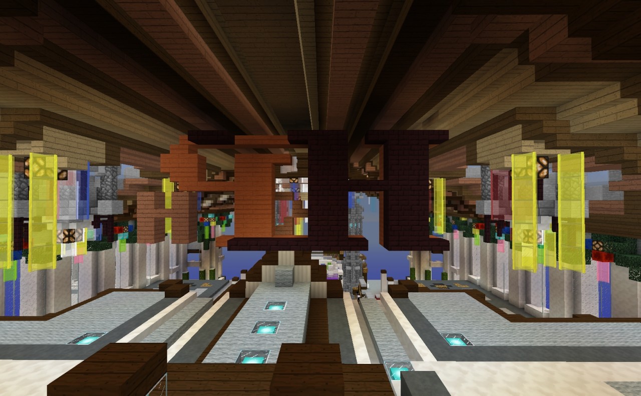 HKPHCraft Spawn Interior Design Minecraft Map