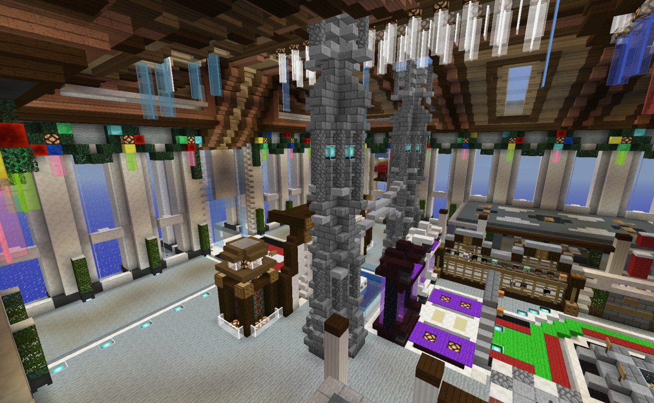 HKPHCraft Spawn Interior Design Minecraft Map