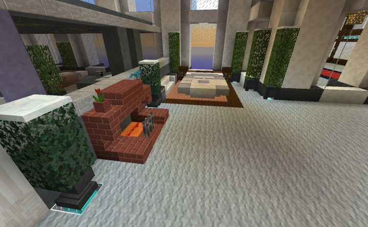 HKPHCraft Spawn Interior Design Minecraft Map