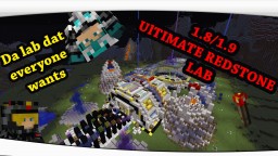 Minecraft Ultimate redstone lab 1.8/1.9!! Minecraft Map