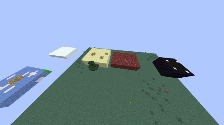 Find the BUTTON! Minecraft Map