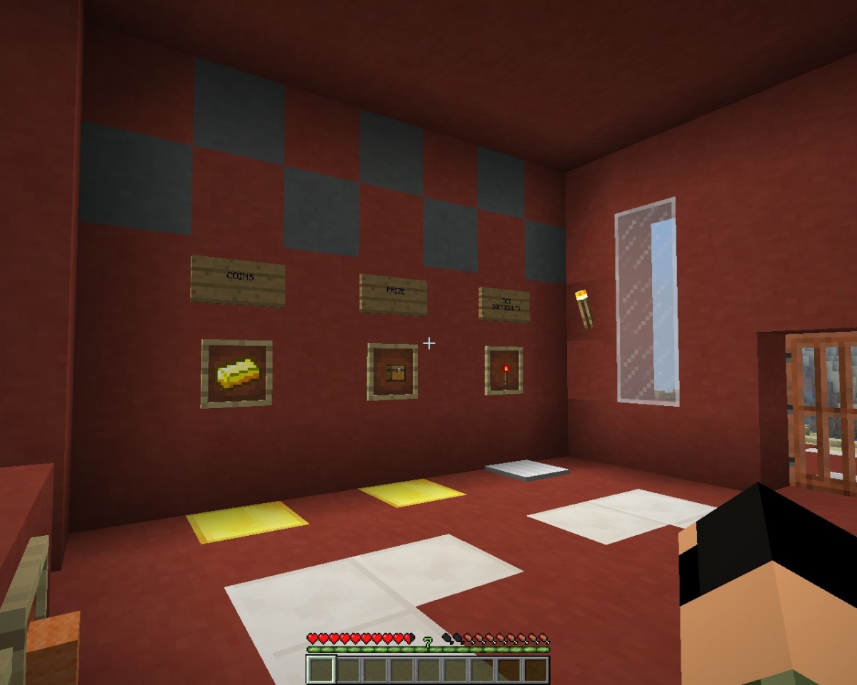 Memory minigame with prizes! Minecraft Map