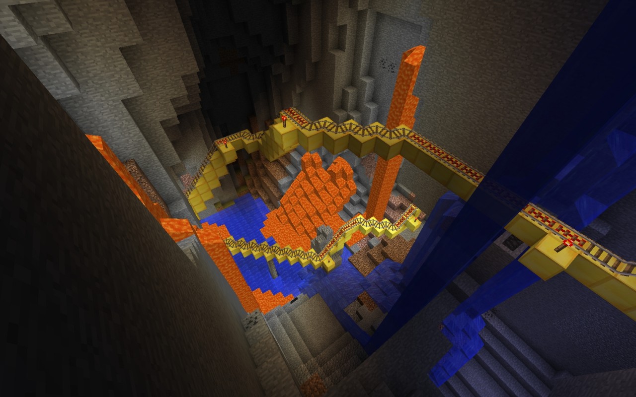 Large Roller Coaster Minecraft Map