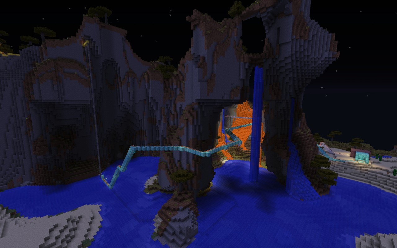 Large Roller Coaster Minecraft Map