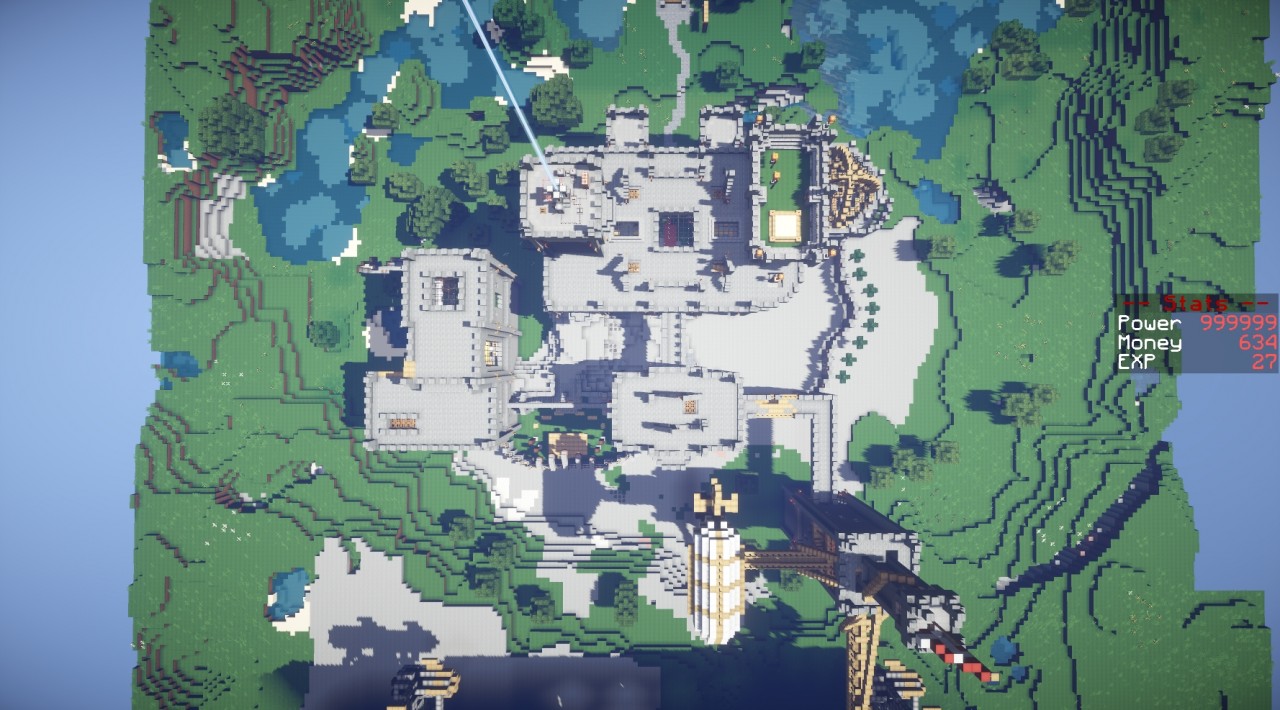 The fortress that nature took back Minecraft Map