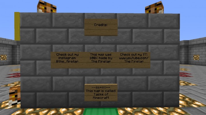 Tasks of Minecraft (adventure map by The Firetar) Minecraft Map
