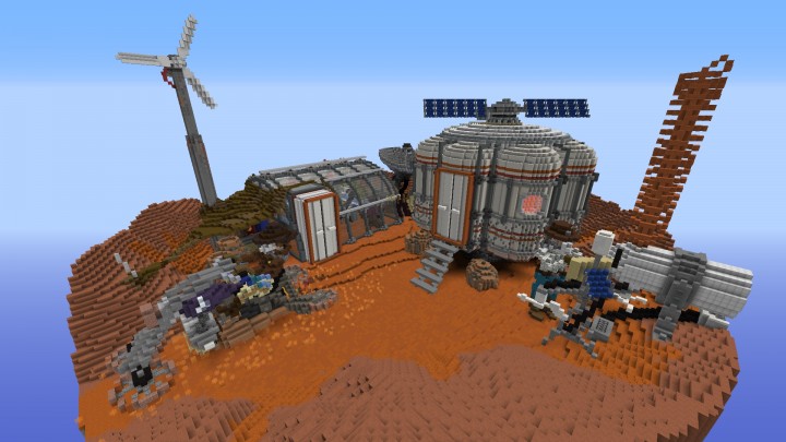 Human Life on Mars [Life On Mars Solo Build Contest] Minecraft Map