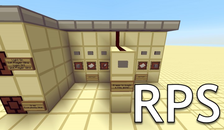 Tiny Rock Paper Scissors (7*7*8) Minecraft Map