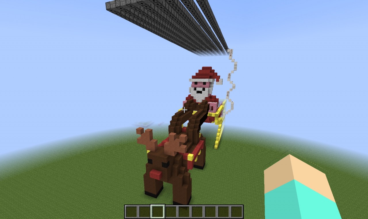 Burning Santa Minecraft Map