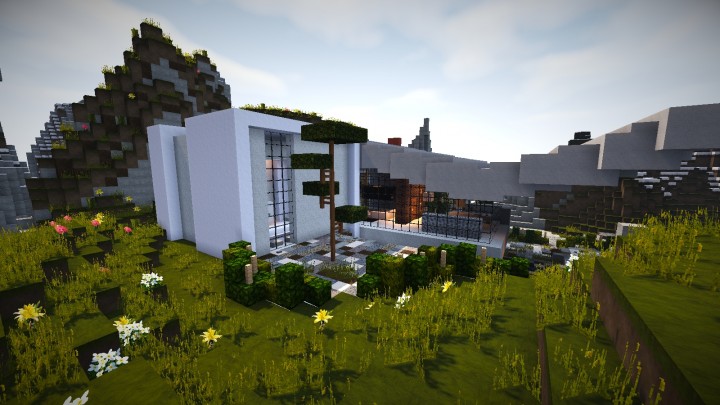 Curvature | Modern Mountain House 1.20.2/1.20.1/1.20/1.19.2/1.19.1/1.19 ...