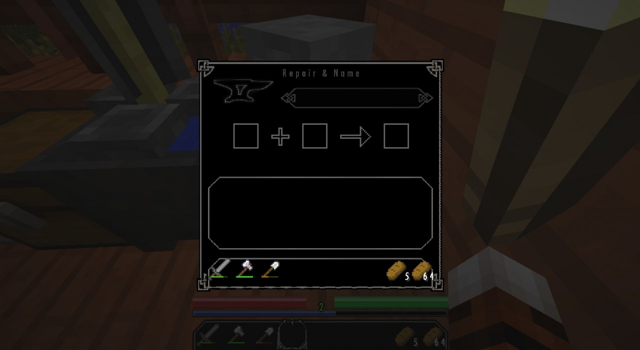 Skyrim GUI Pack Minecraft Texture Pack
