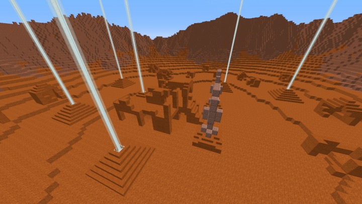 Martian Temple Ruin's Minecraft Map