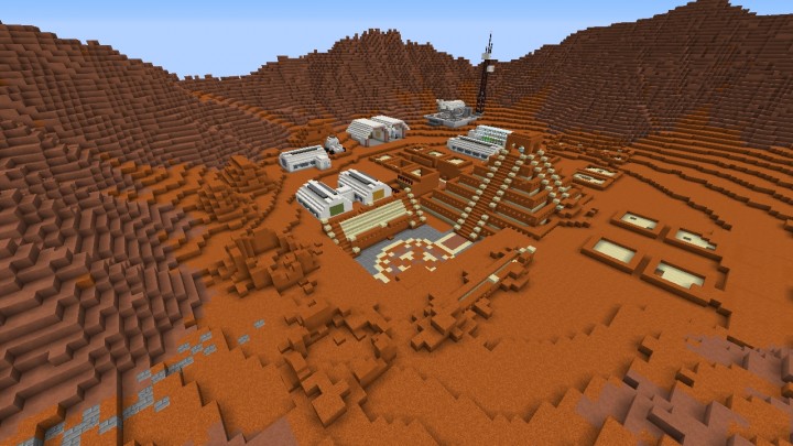 Martian Excavation Minecraft Map