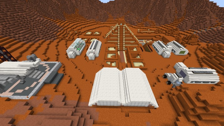 Martian Excavation Minecraft Map