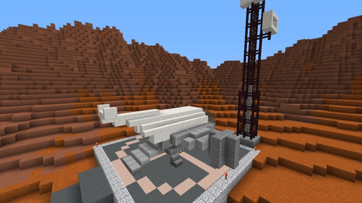 Martian Excavation Minecraft Map
