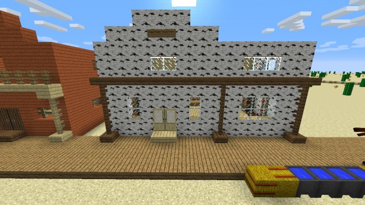 The Western Town of Tumbelweed Minecraft Map