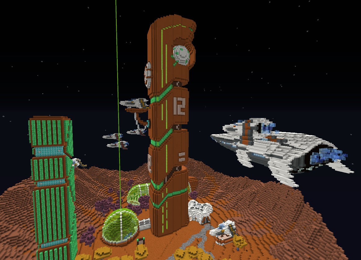 Conquest And Exploitation [Life On Mars Solo Build Contest] Minecraft Map