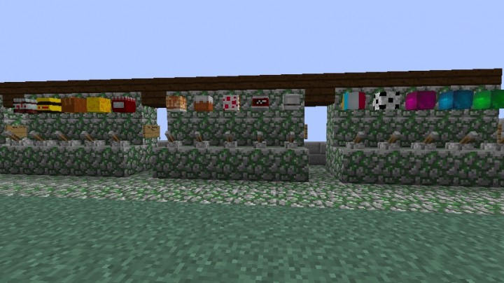 50 Heads on a wall 1 Minecraft Map
