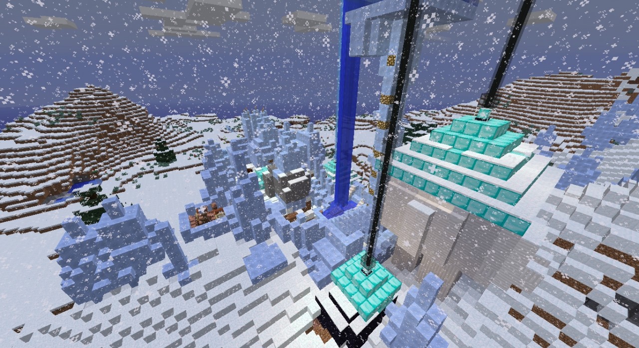Ice Village By XxEnderDeathGamingxX Minecraft Map