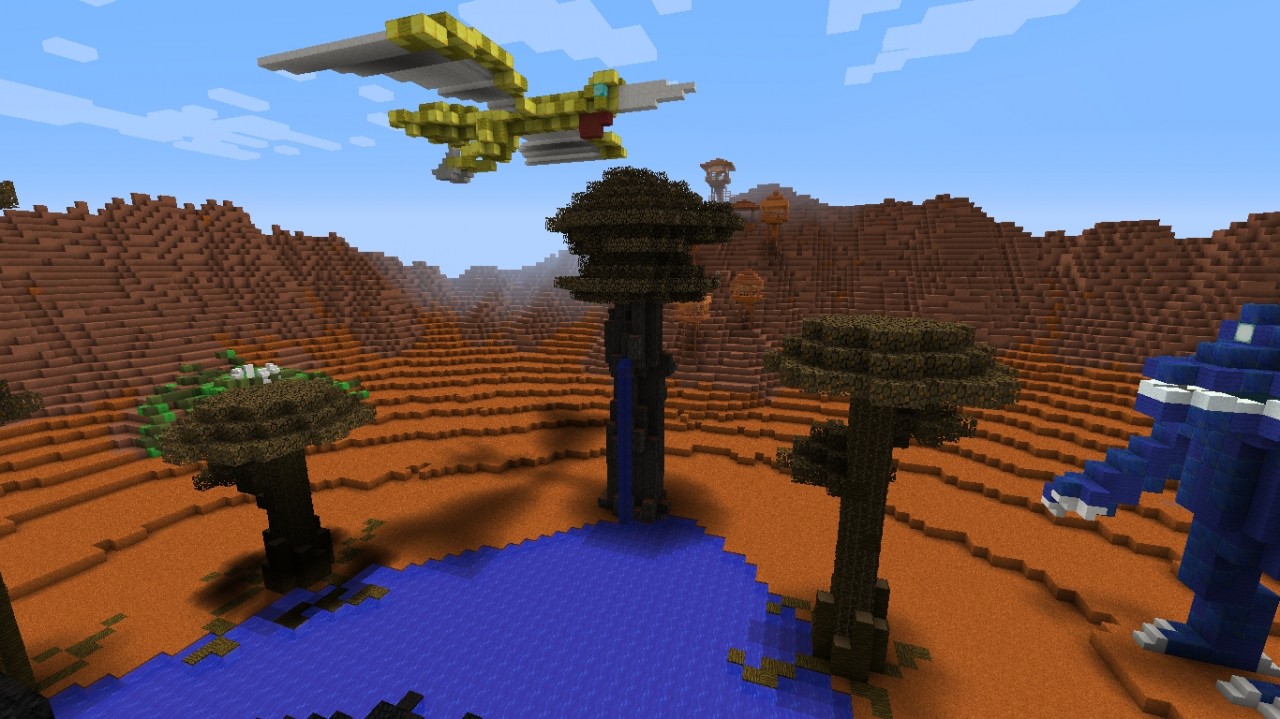 Mars 80 Million years ago [Life On Mars Solo Build Contest] Minecraft Map