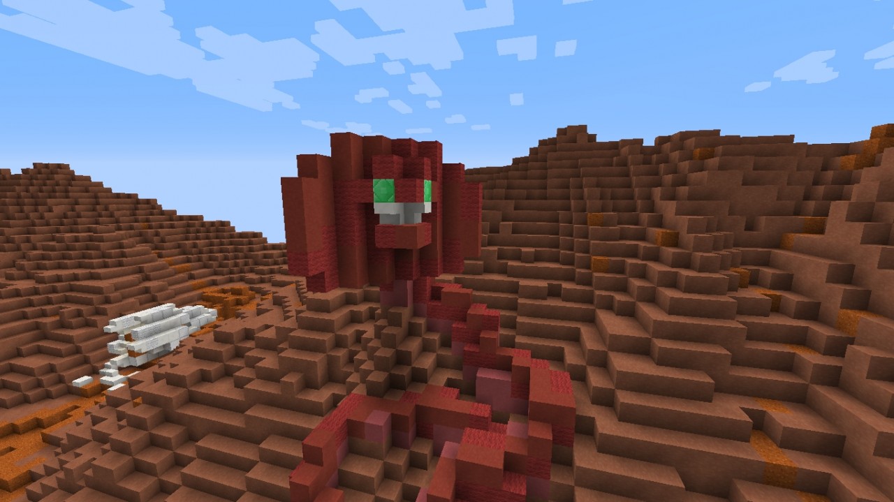 Mars 80 Million years ago [Life On Mars Solo Build Contest] Minecraft Map