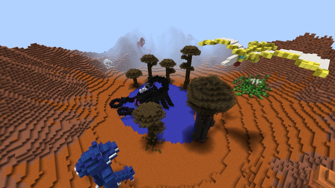 Mars 80 Million years ago [Life On Mars Solo Build Contest] Minecraft Map