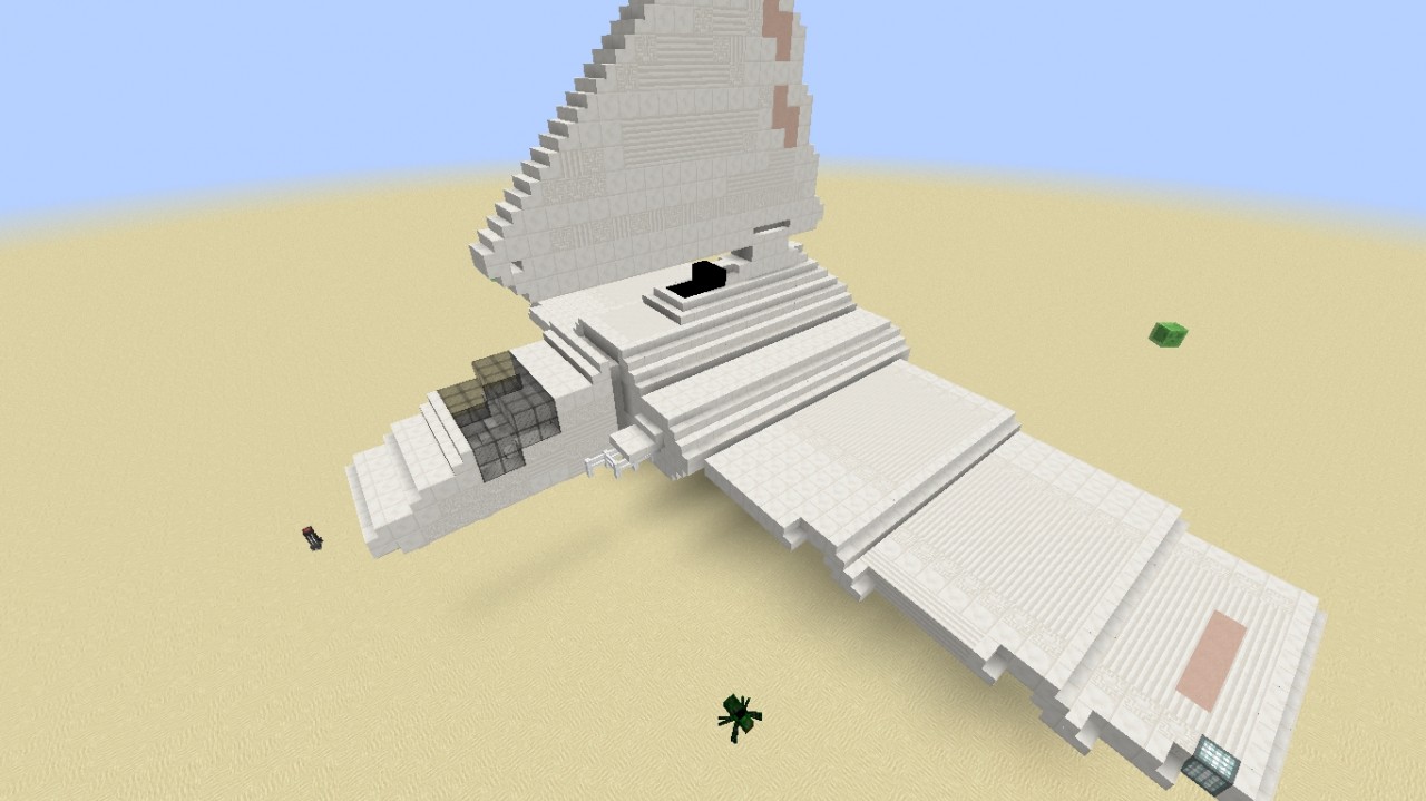 Star Wars Imperial Shuttle (TATOOINE) Minecraft Map
