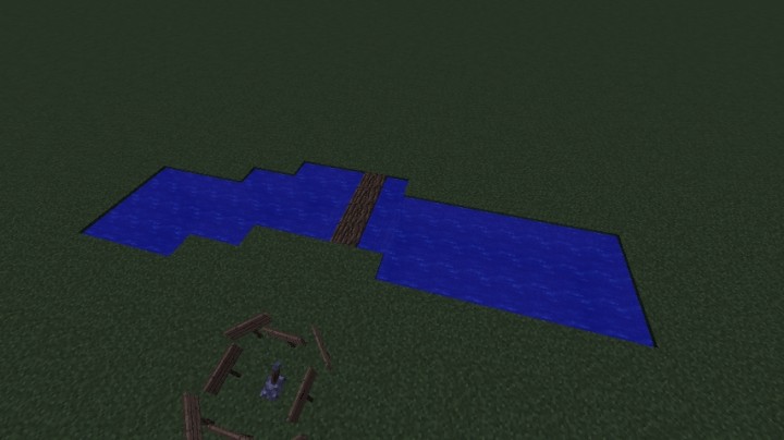 River with Working Dam Minecraft Map