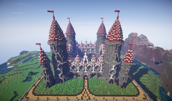 Factions Spawn Castle Minecraft Map