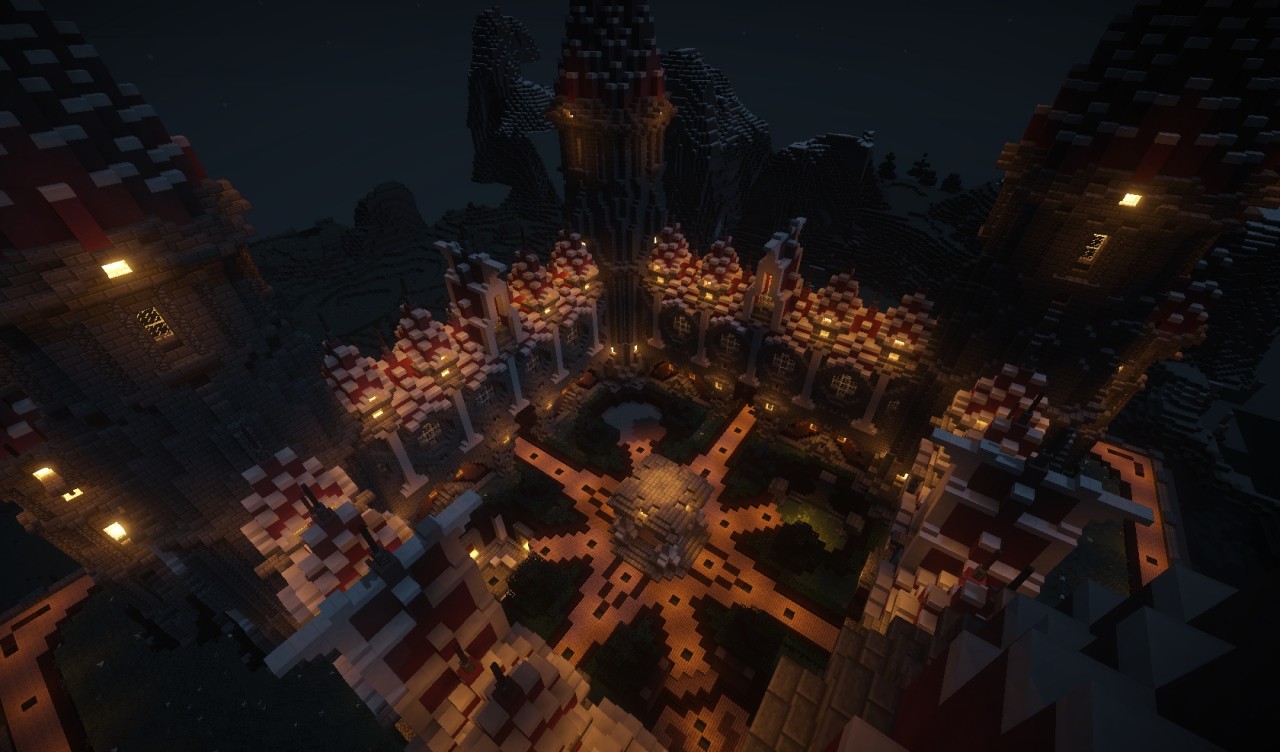 Factions Spawn Castle Minecraft Map