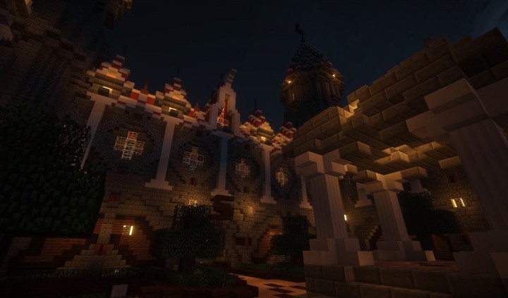Factions Spawn Castle Minecraft Map