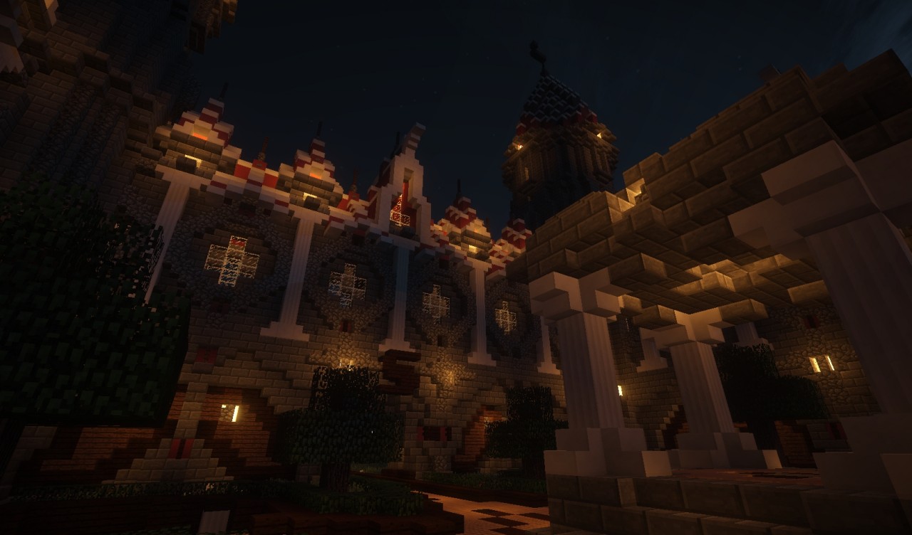 Factions Spawn Castle Minecraft Map