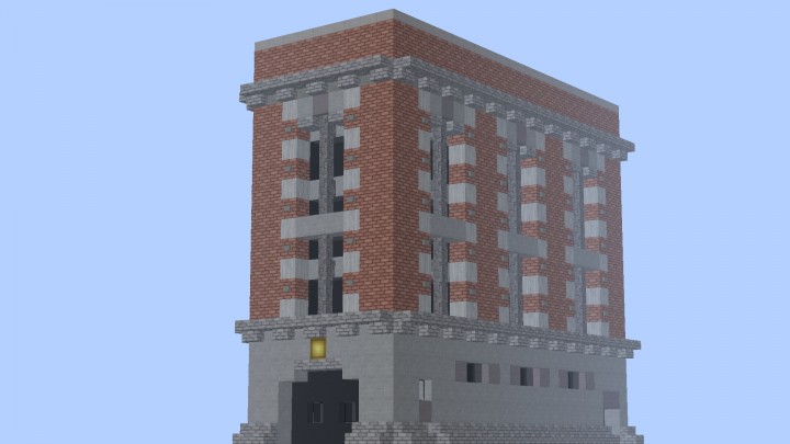 Ghostbuster's Firehouse | Detailed Interior | VictorianMayor Minecraft Map