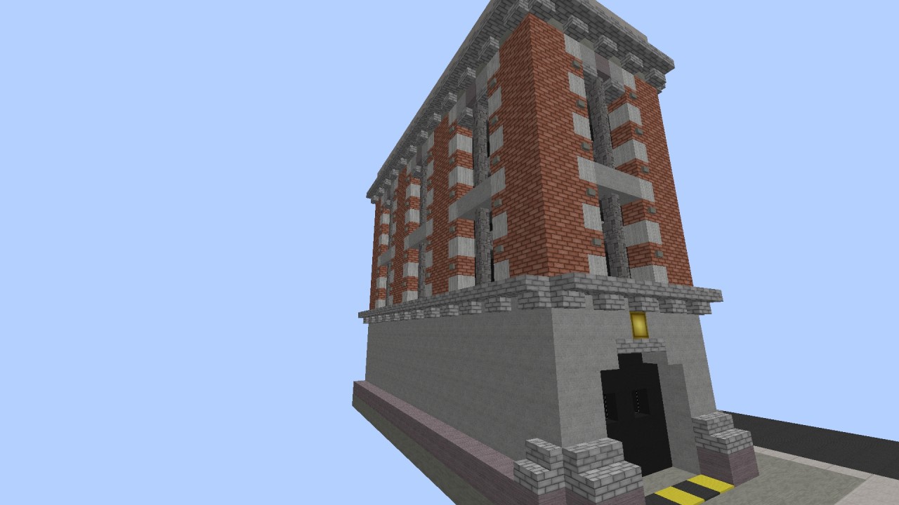 Ghostbuster's Firehouse | Detailed Interior | VictorianMayor Minecraft Map