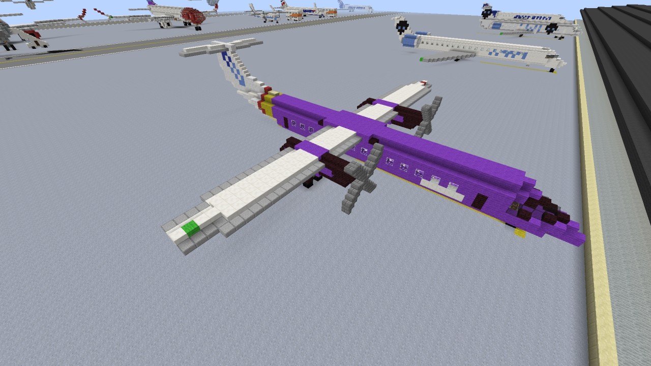Flybe Bombardier Dash 8 Q400(OLD) Minecraft Map