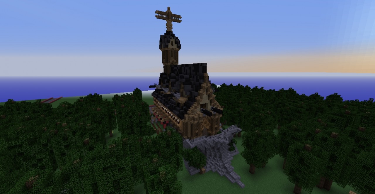 The Evil War Church Minecraft Map
