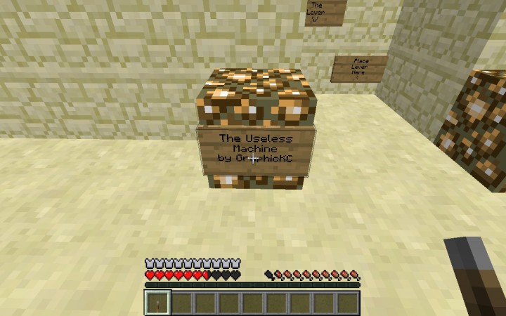 The Useless Machine Minecraft Map