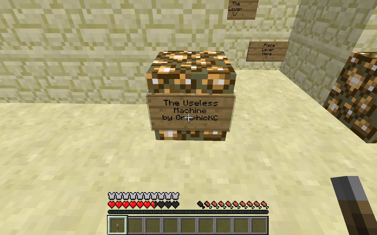 The Useless Machine Minecraft Map