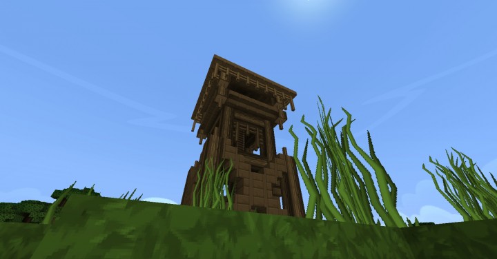 A Wooden Watch Tower Minecraft Map