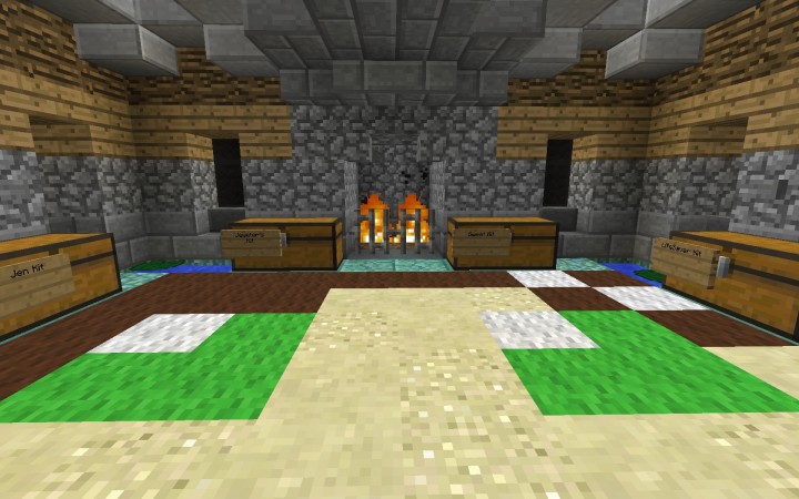 Burning House Minecraft Map