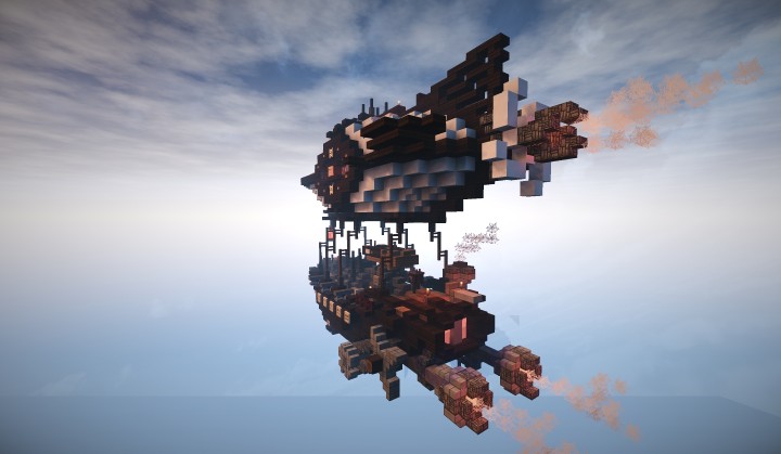 Steampunk Airship Minecraft Map