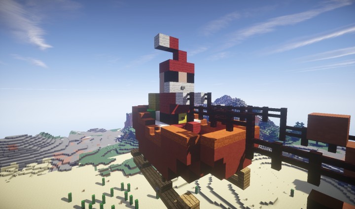 Cute Santa and reindeer! Minecraft Map