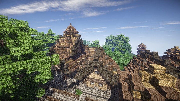 Orcish Village Minecraft Map