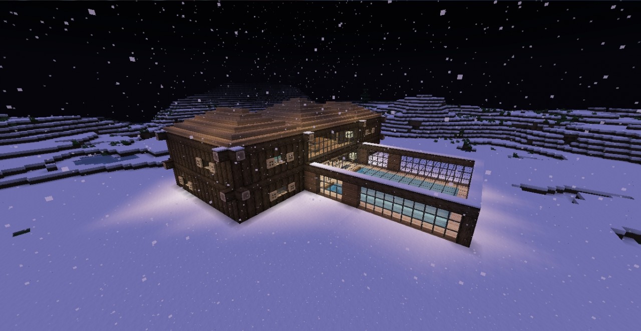 Snow house Minecraft Map