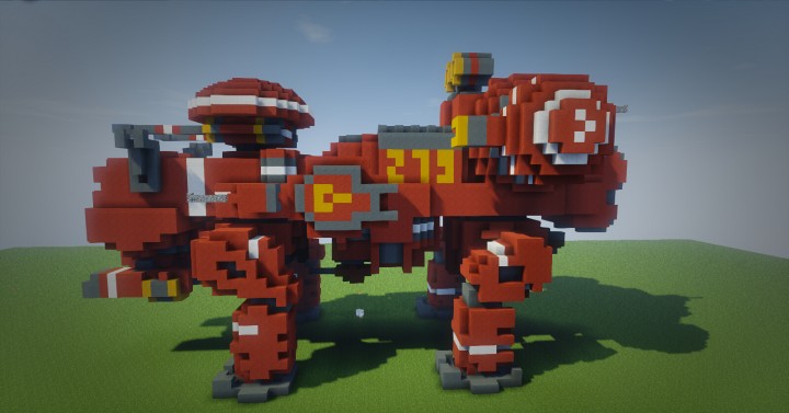 TSX-01 Super Mooshroom Titan Mecha Minecraft Map