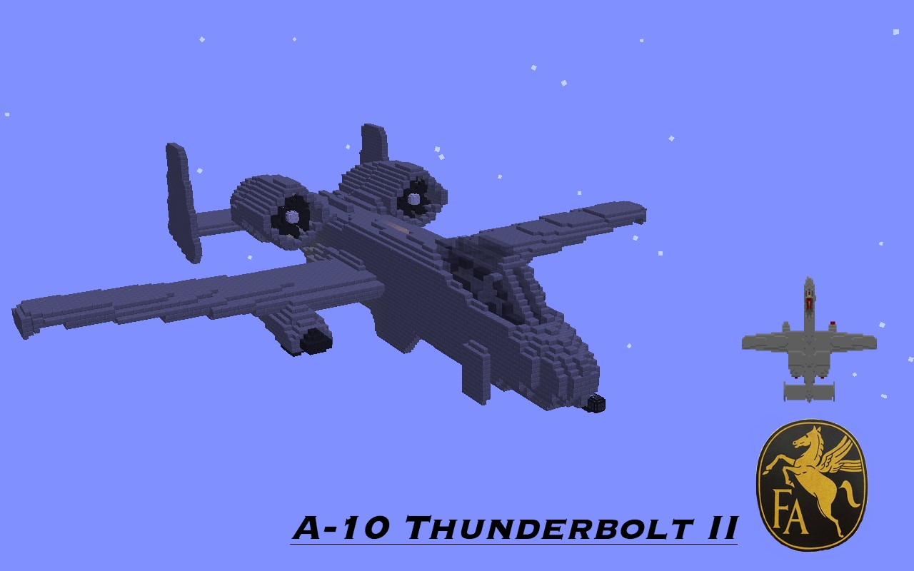 A-10 Thunderbolt II [5:1] Minecraft Map
