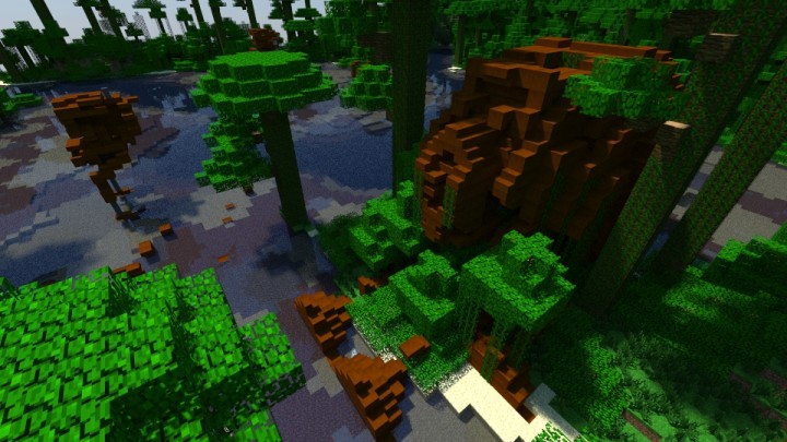 Abandoned AT AT + AT ST Walker STAR WARS Minecraft Project